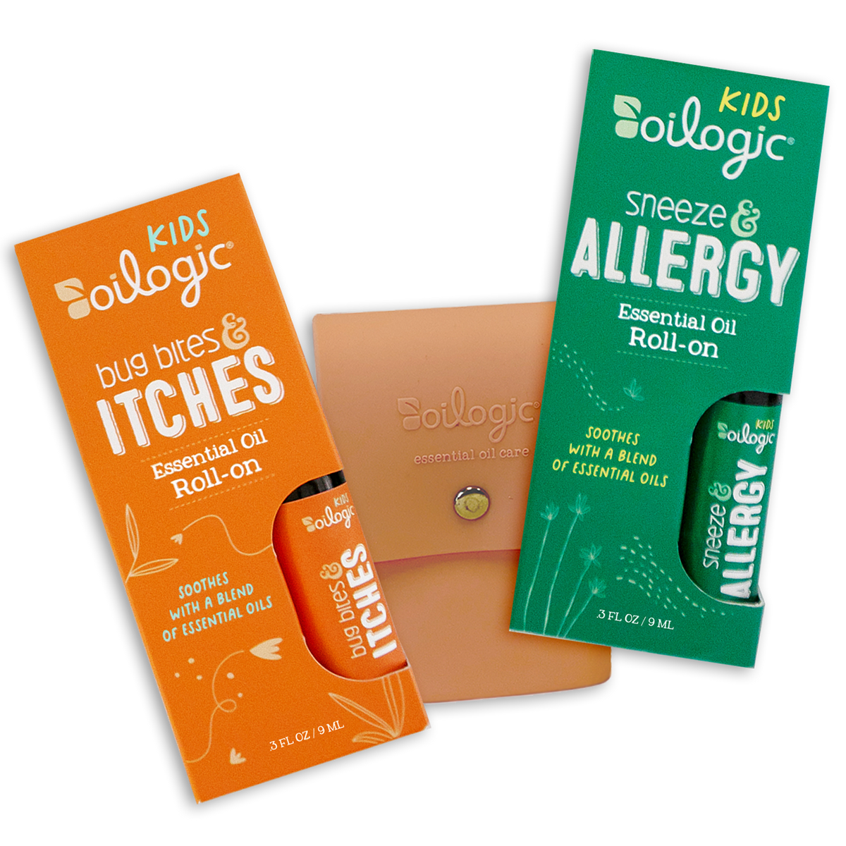 Essential Oil Roll-Ons for Kids for Bug Bites & Allergies by Oilogic