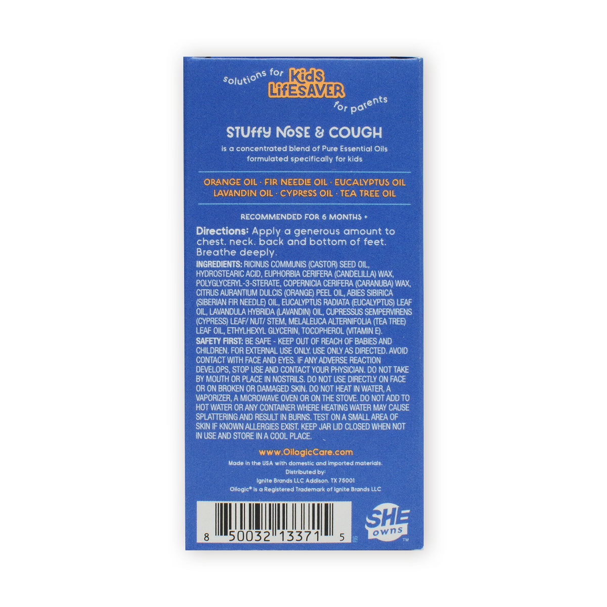 Vegan Vapor Chest Rub for Kids